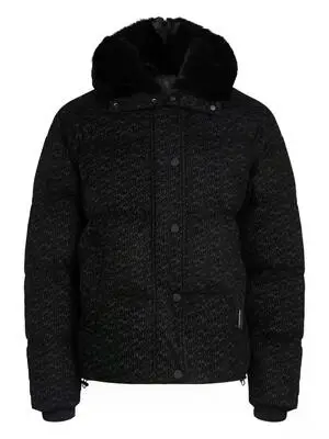 Karl Lagerfeld Logo-pattern Puffer Jacket