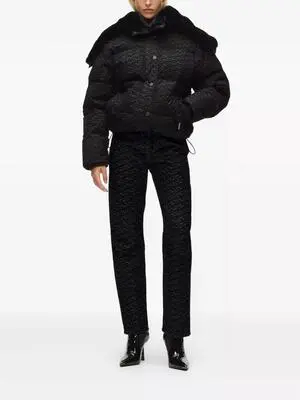 Karl Lagerfeld Logo-pattern Puffer Jacket