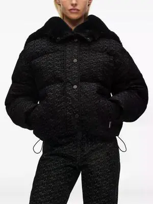Karl Lagerfeld Logo-pattern Puffer Jacket