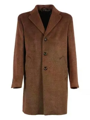 LUIGI BIANCHI MANTOVA Three-button Wool Coat