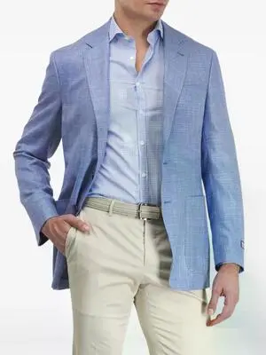 Canali Single-breasted Blazer - Blue