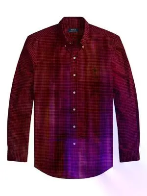 Polo Ralph Lauren Gingham-check Long-sleeve Shirt - Red