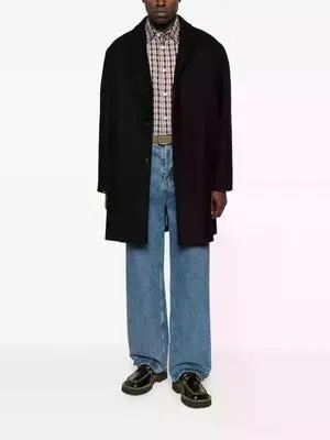 Maison Kitsuné Lapel Welt-pocket Coat