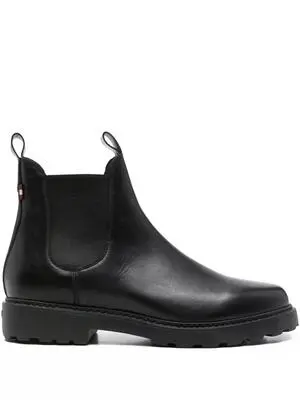 Bally Anni Moon Leather Boots - Black