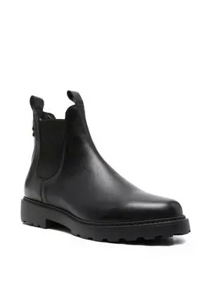 Bally Anni Moon Leather Boots - Black