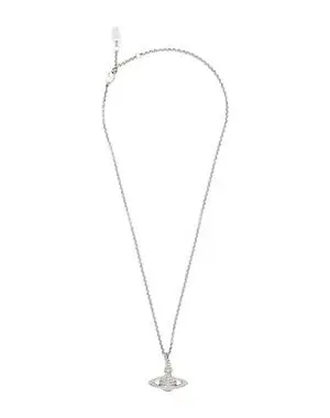 VIVIENNE WESTWOOD Mini Bas Relief Pendant Necklace - Silver