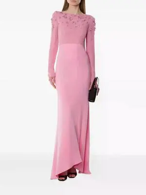 Alberta Ferretti Crepe Dress