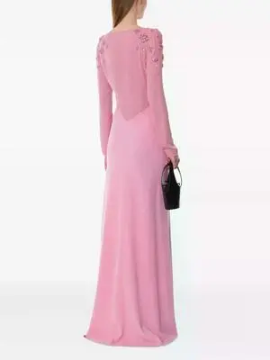 Alberta Ferretti Crepe Dress