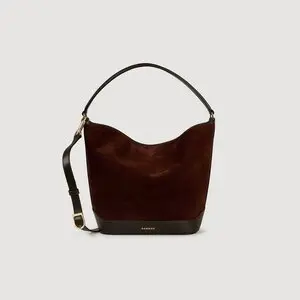 Sandro Buckled Bucket Bags