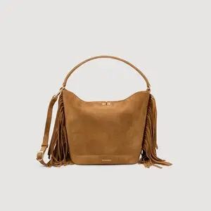 Sandro Fringe Bucket Bags