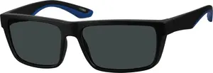 Zenni Rectangle Full Rim Frame - Black