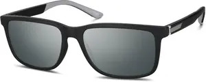 Zenni Rectangle Full Rim Frame - Gray