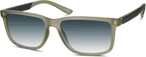 Zenni Rectangle Full Rim Frame - Olive Green