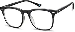 Zenni Vintage Browline Glasses - Black
