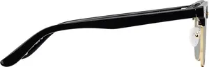 Zenni Vintage Browline Full Rim Frame Sunglasses - Black