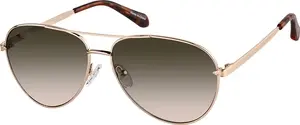 ZENNI Aviator Sunglasses With Metal Full Rim Frame