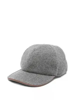 Kiton Cashmere Baseball Cap - Grey