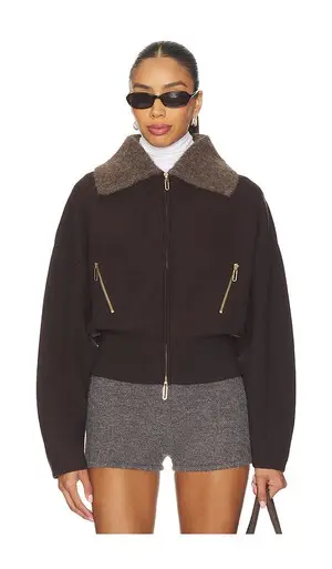 Clea Dakota Boiled Wool Bomber