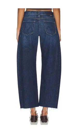 MOTHER The Mid Rise Full-pipe Flood Fray Jeans