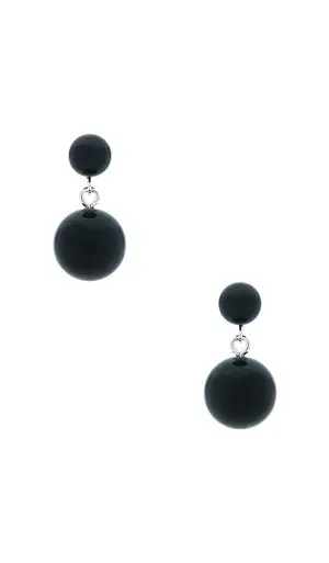 CASA CLARA True Dangle Earrings - Black