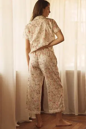 PAPINELLE Yoly Lace Crop Pajama Set