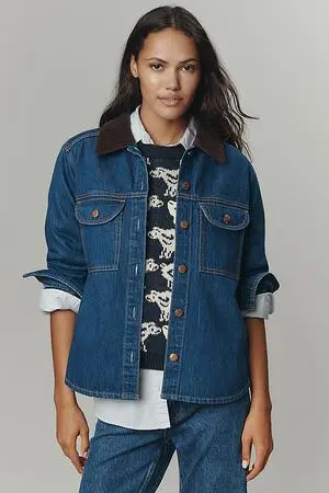 PISTOLA Devon Relaxed Denim Shacket Jacket - Infinity