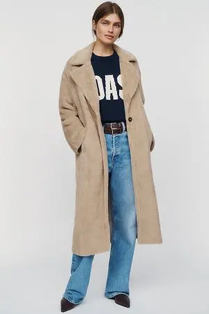 Sanctuary Knit Coat Jacket - Camel