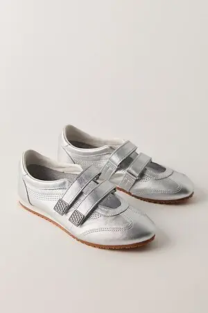 VANS Lx Mary Jane Slip-on Sneakers - Silver