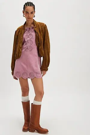 UNDERSTATED LEATHER Cobain Mini Dress