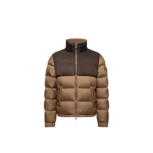 Moncler Cheverny Suede Short Down Jacket