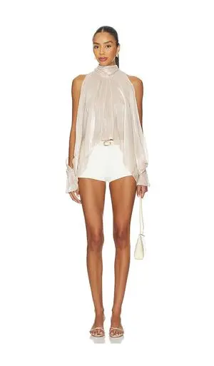MORE TO COME Tilly Blouse - Beige