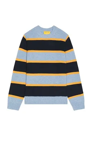 Guest In Residence Stripe Crew Neck Sweater