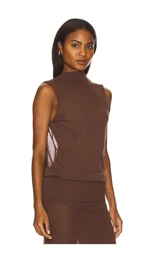 GEEL Serra Tunic Top - Chocolate