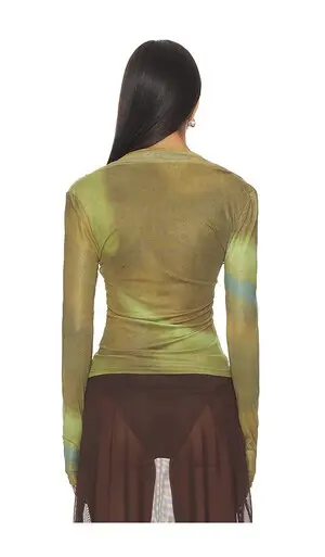 MADISON THE LABEL Laury Mesh Top