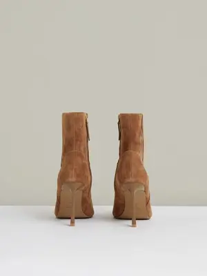 REISS Carina High Heel Ankle Boots