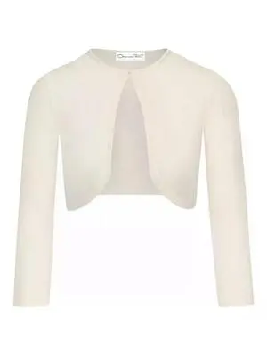 Oscar De La Renta Three-quarter Sleeve Bolero