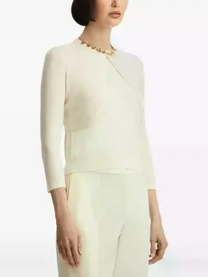 Oscar De La Renta Three-quarter Sleeve Bolero