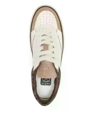 GHOUD VENICE Pads Glitter-detail Panelled Sneakers