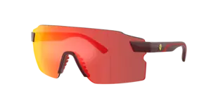 SCUDERIA FERRARI Sunglasses - Dark Grey Mirror Red,yellow