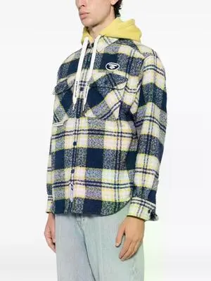 AAPE BY *A BATHING APE Logo-embroidered Jacket - Blue