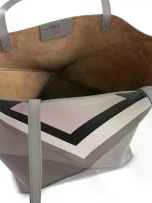 Loewe Puzzle Fold Chevron Panel Tote Bag