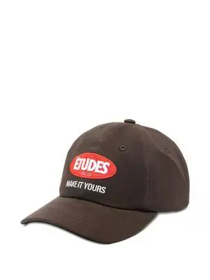 ÉTUDES STUDIO Logo-embroidered Cap - Brown