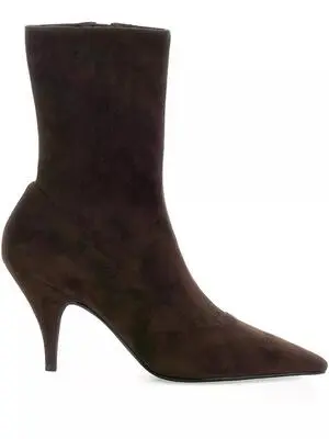 Jeffrey Campbell Pointed-toe Suede Ankle Boots