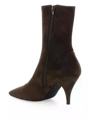 Jeffrey Campbell Pointed-toe Suede Ankle Boots