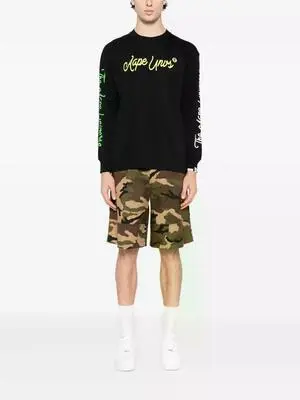 AAPE BY *A BATHING APE Logo-print Cotton T-shirt - Black