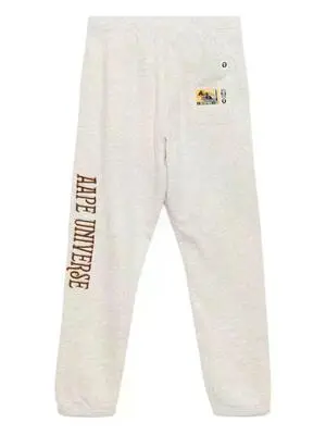 AAPE BY *A BATHING APE Logo-embroidered Track Pants