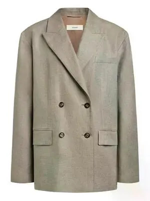12 STOREEZ Double-breasted Linen Blazer