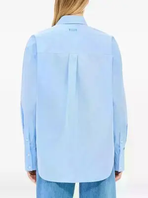 MSGM Rabbit-print Long-sleeve Shirt