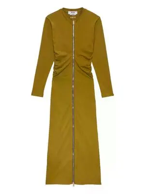 MSGM Zip-front Gathered Dress