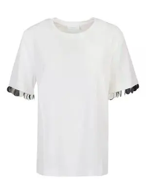 Rabanne Round Neck T-shirts For Women